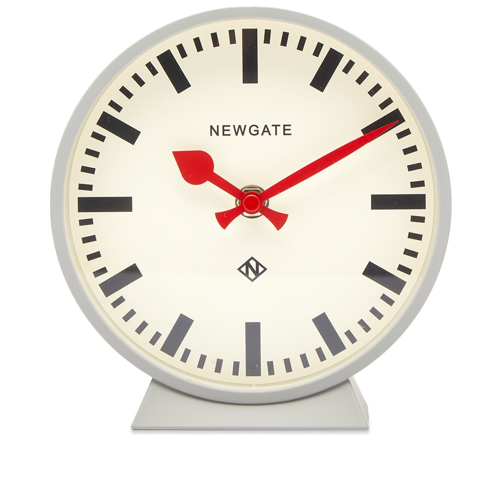 Newgate Clocks M Mantel Railway Clock Grey | END.