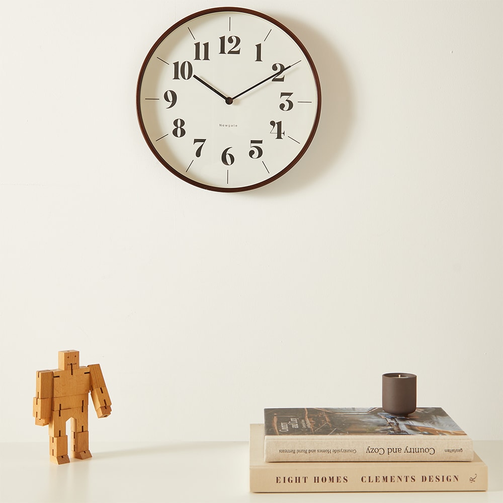 Newgate Clocks Hopscotch Wall Clock Dark Plywood | END. (KR)