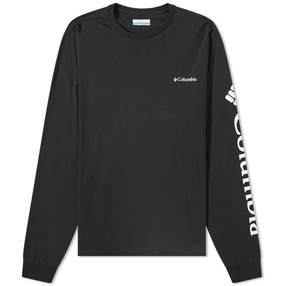 Columbia Long Sleeve CSC Basic Logo T-Shirt Black | END. (US)