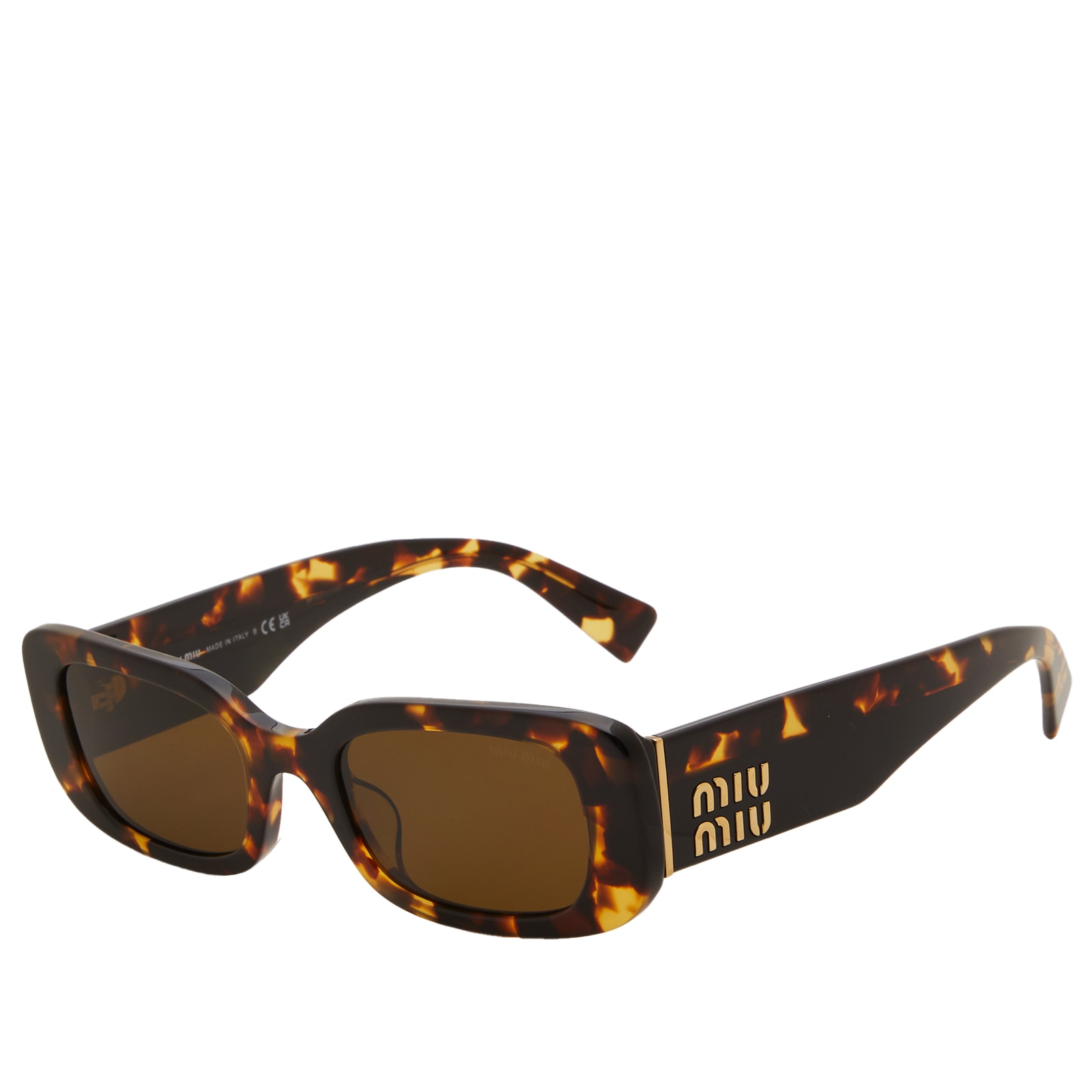 Miu Miu Eyewear 08YS Sunglasses Honey Havana | END. (GB)