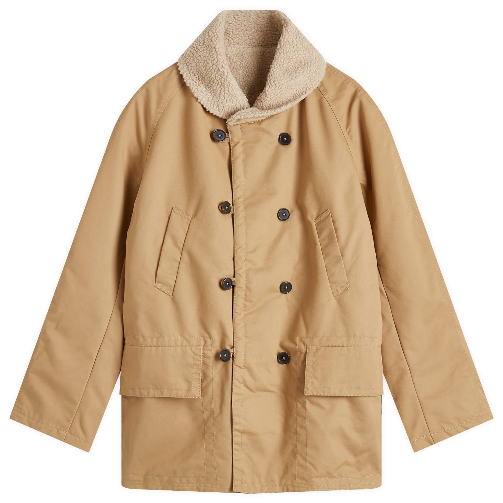 Universal Works Reversible Mackinaw Jacket Sand | END. (US)