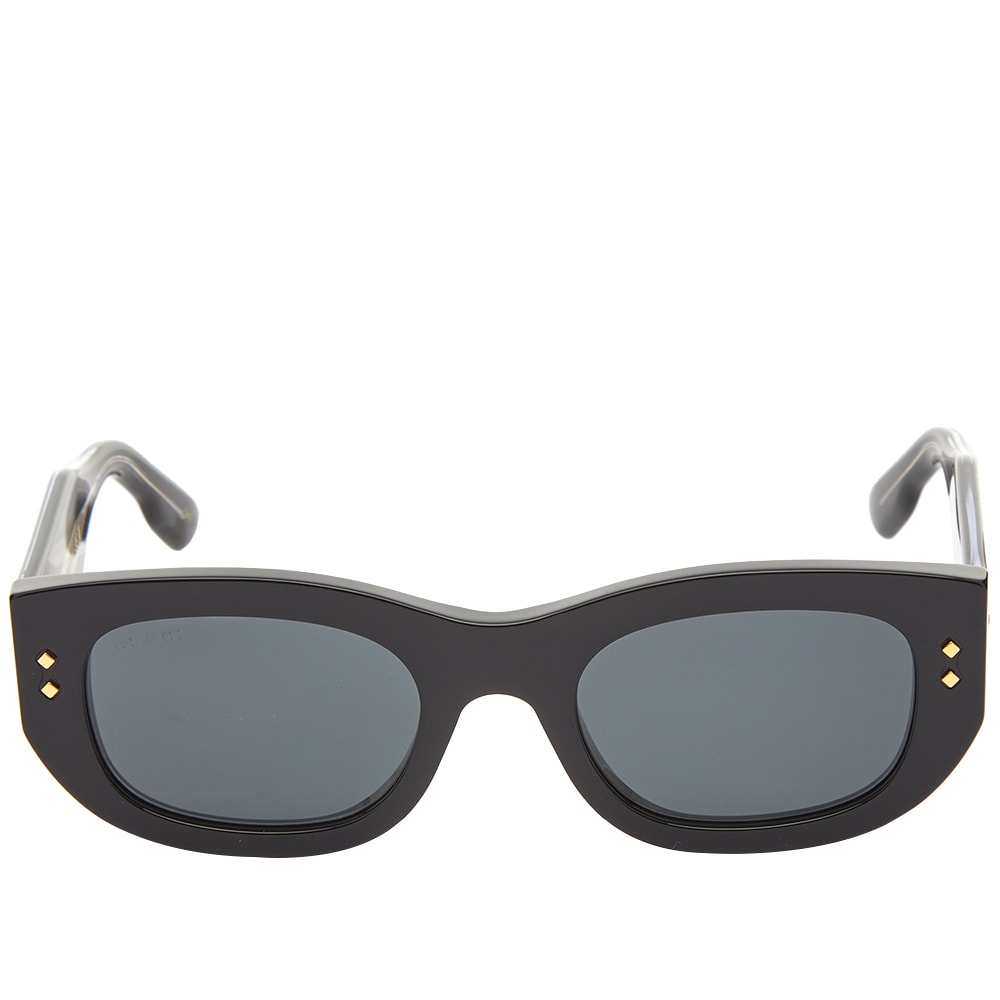 Gucci Eyewear GG1215S Sunglasses Black & Grey | END. (UK)