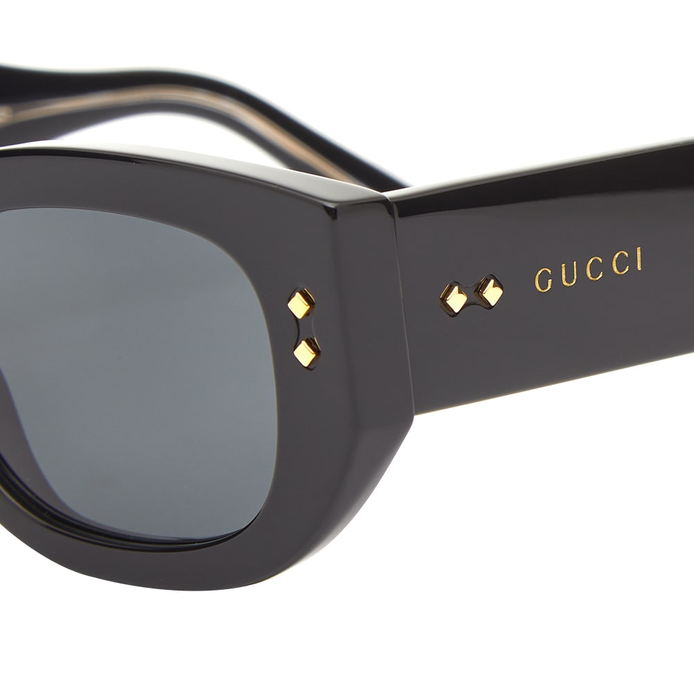 Gucci Eyewear GG1215S Sunglasses Black & Grey | END. (UK)