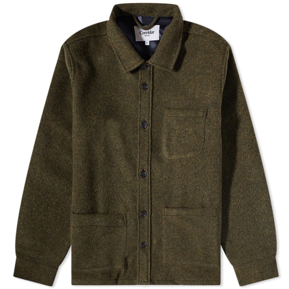 Corridor Lambswool Jacket Army | END. (US)