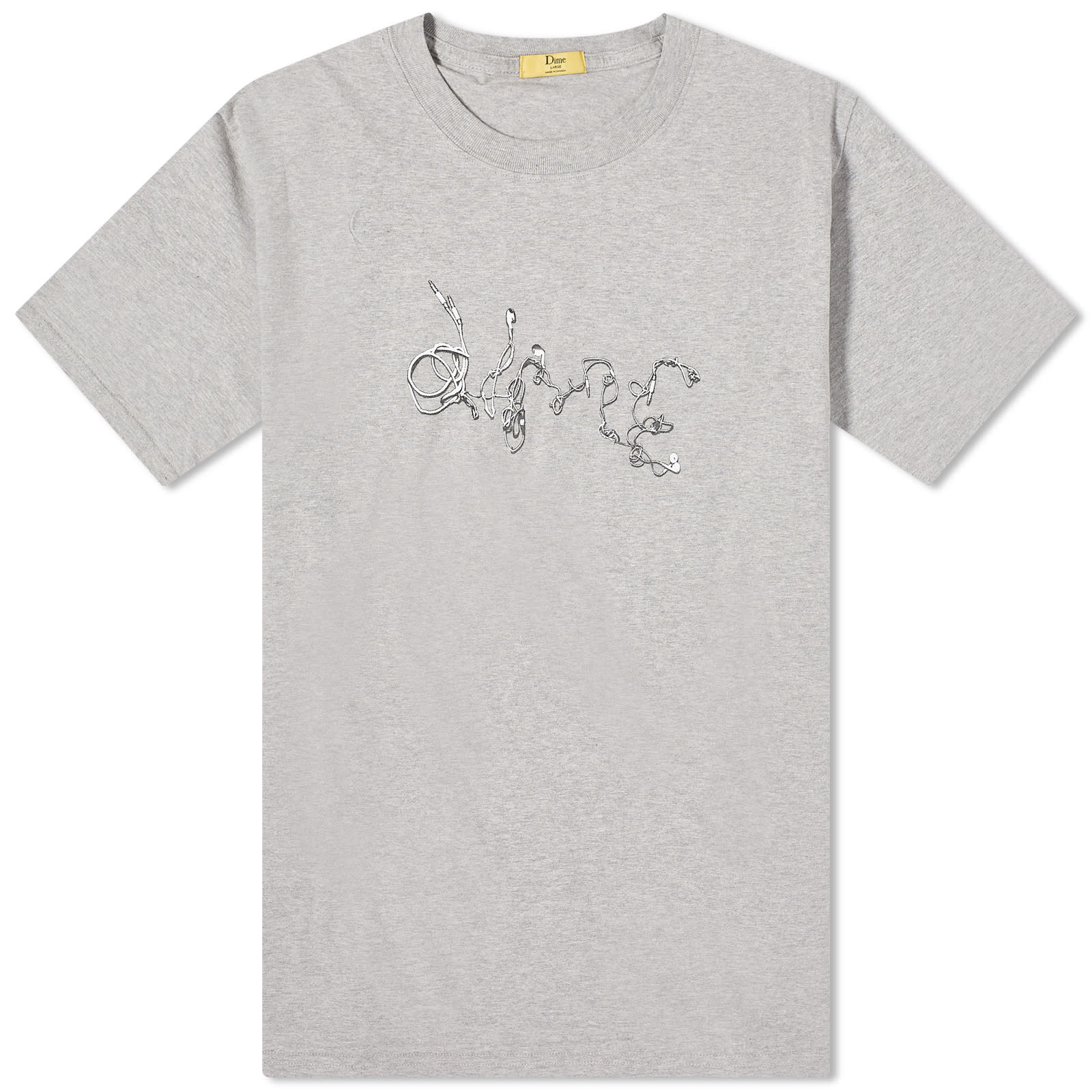 Dime Tangle T-Shirt Heather Grey | END. (US)
