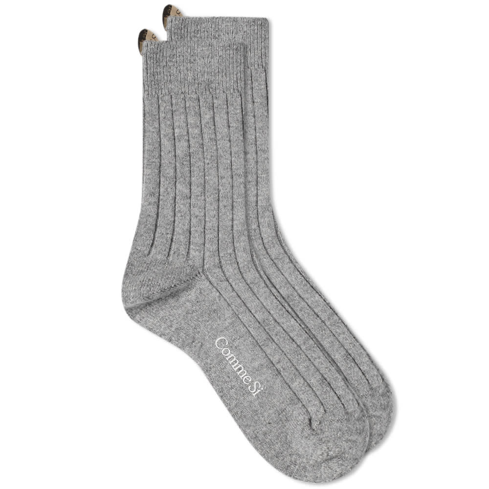 Comme Si Danielle Cashmere Sock Heather Grey | END. (US)