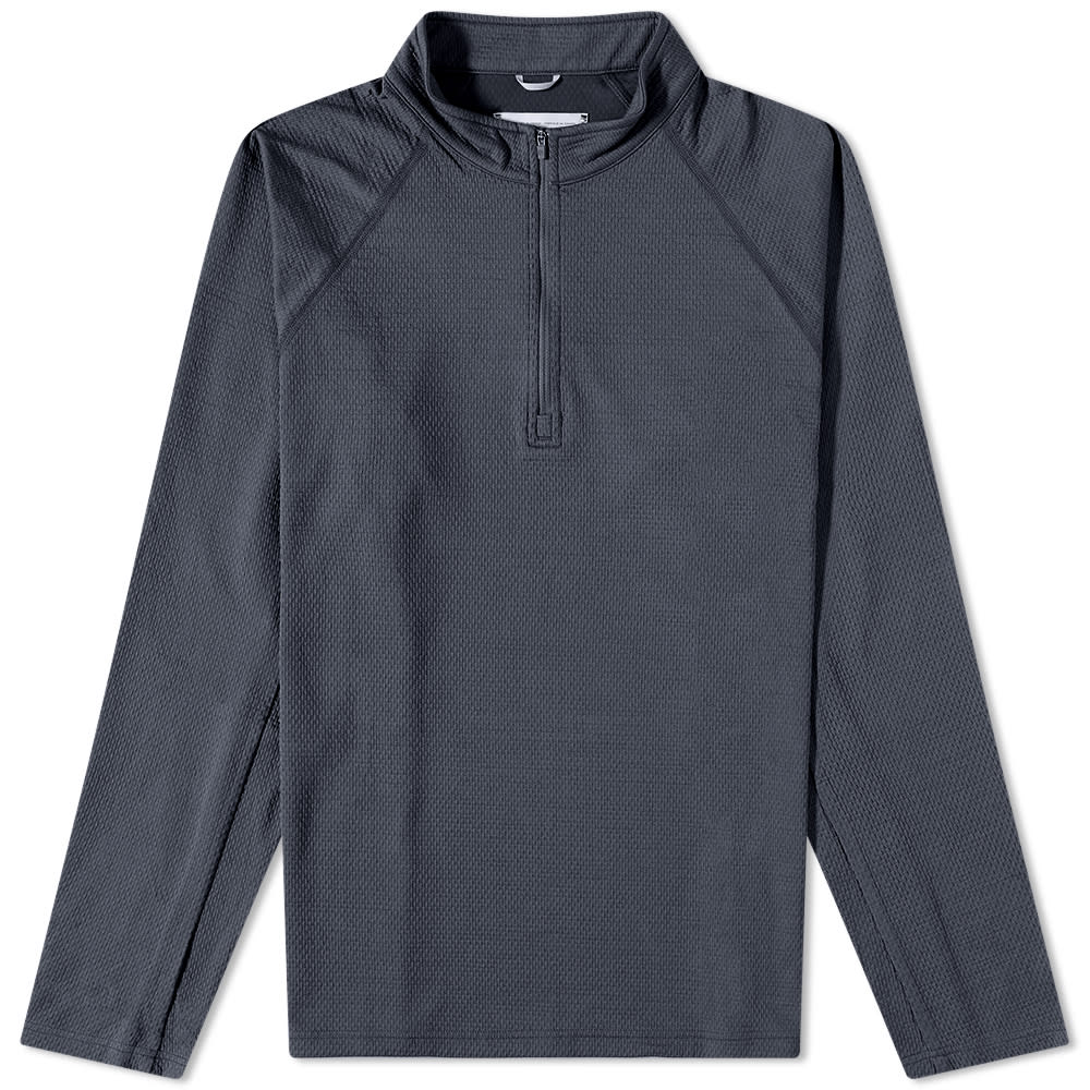 Reigning Champ Solotex Mesh Half Zip Midnight | END. (US)