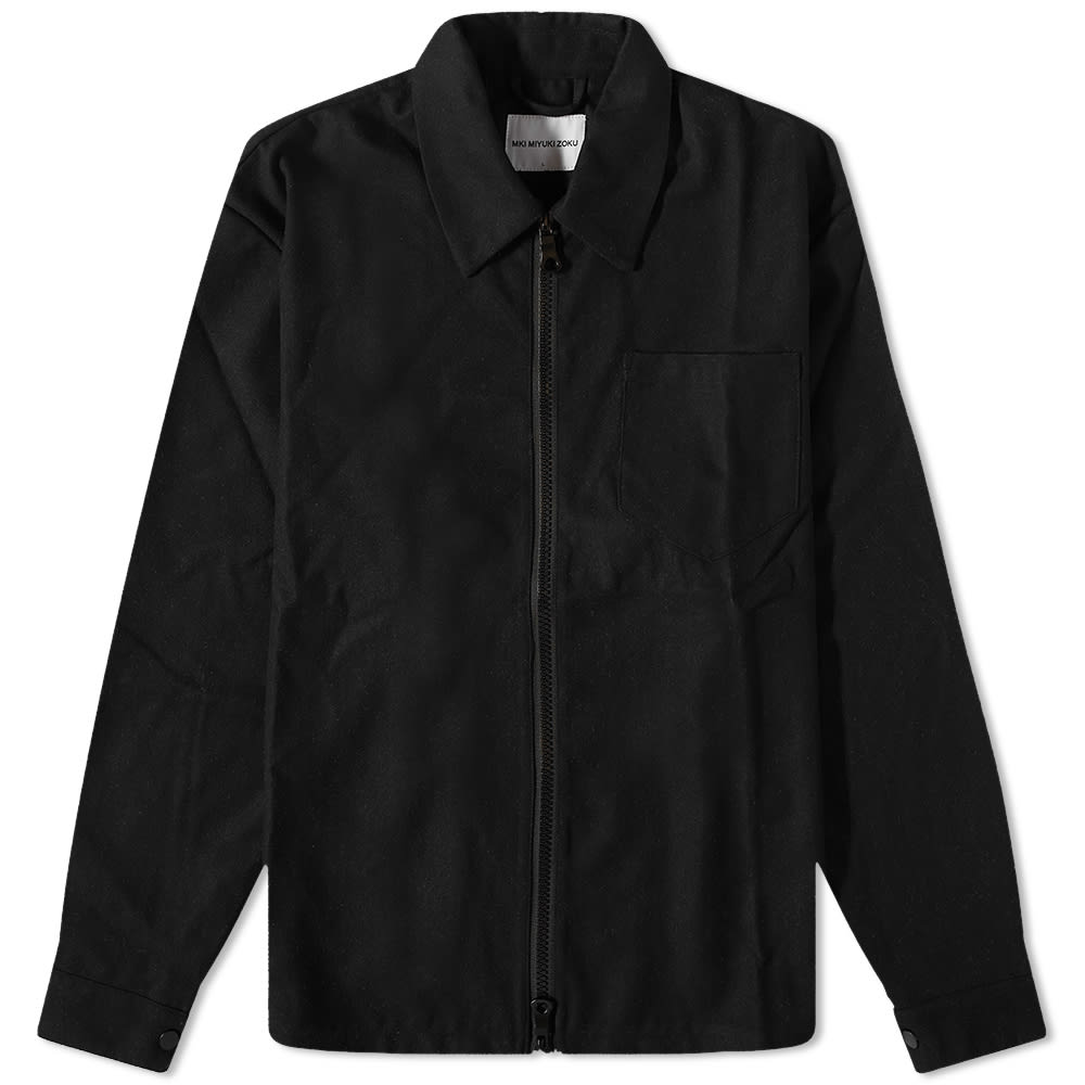MKI Heavyweight Suit Zip Over Shirt Black | END. (US)