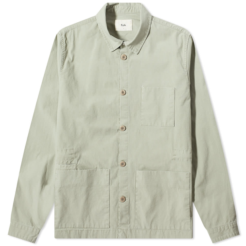 Folk Assembly Jacket Olive Ripstop | END. (US)