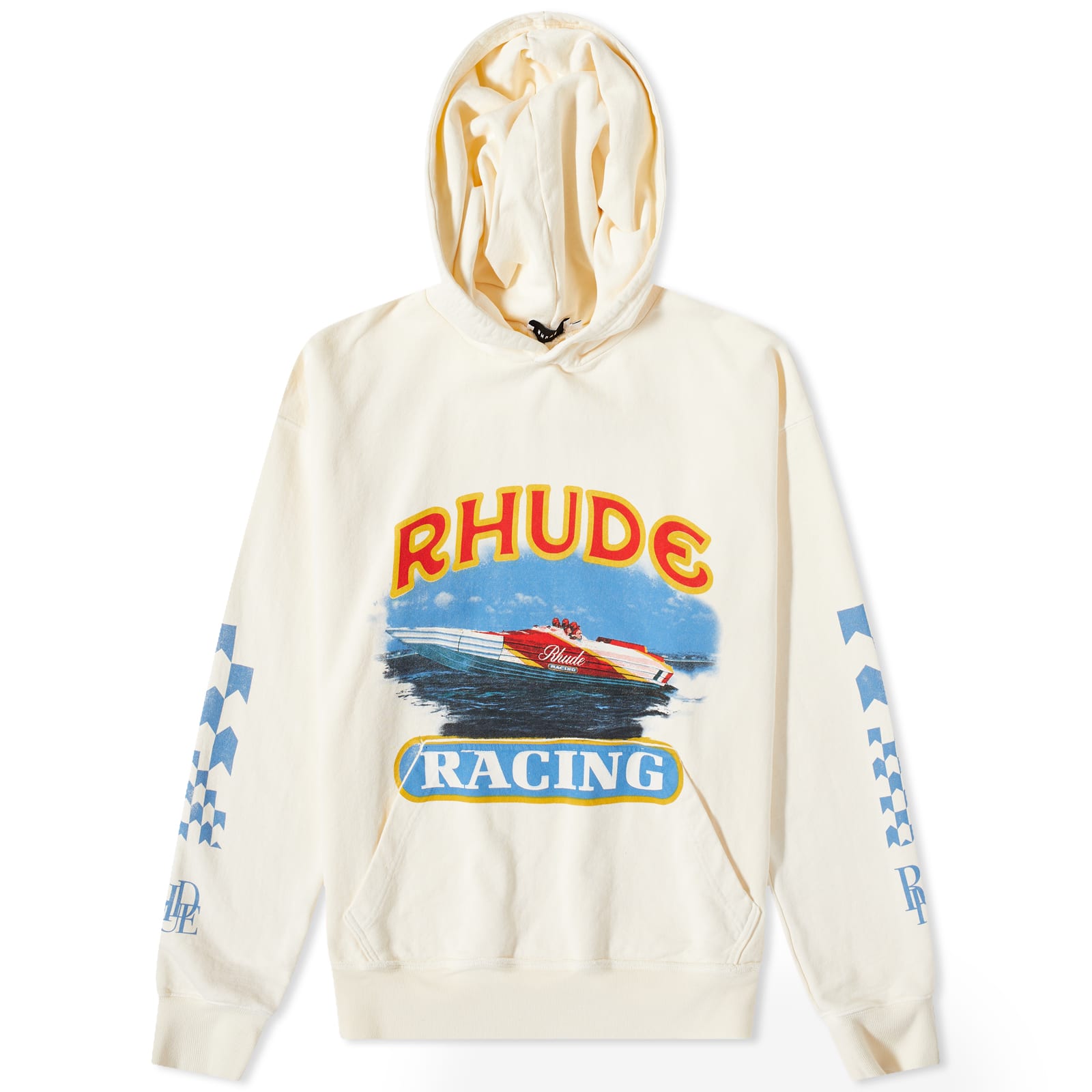 Rhude Cigarette Racing Hoodie Vtg White | END. (GB)
