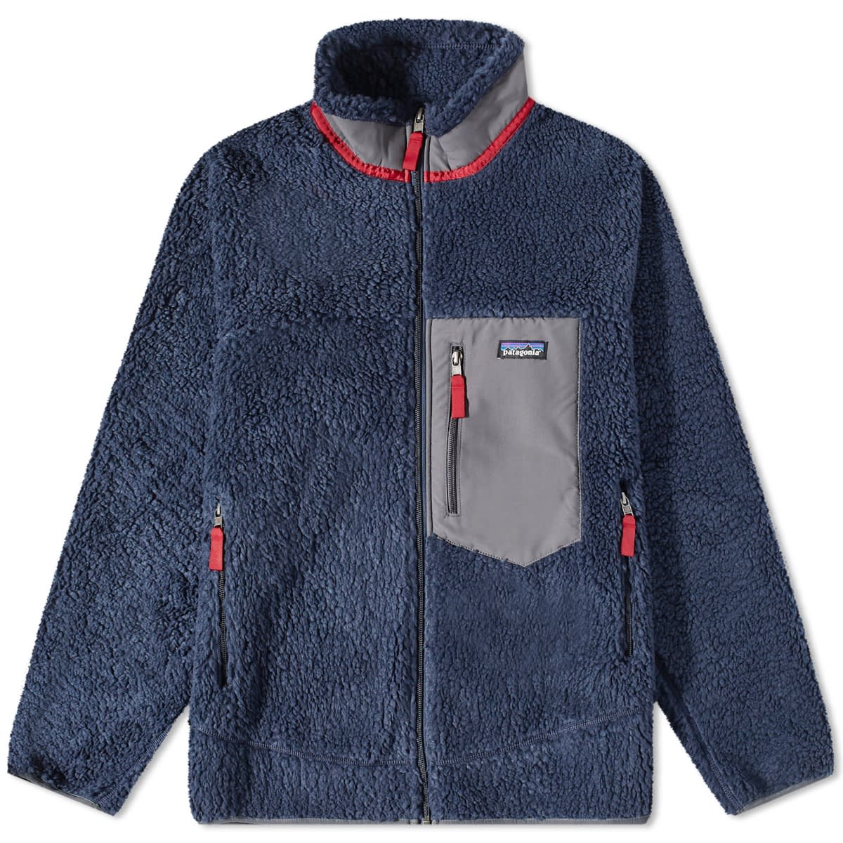 Patagonia Classic Retro-X Jacket New Navy & Wax Red | END. (DE)