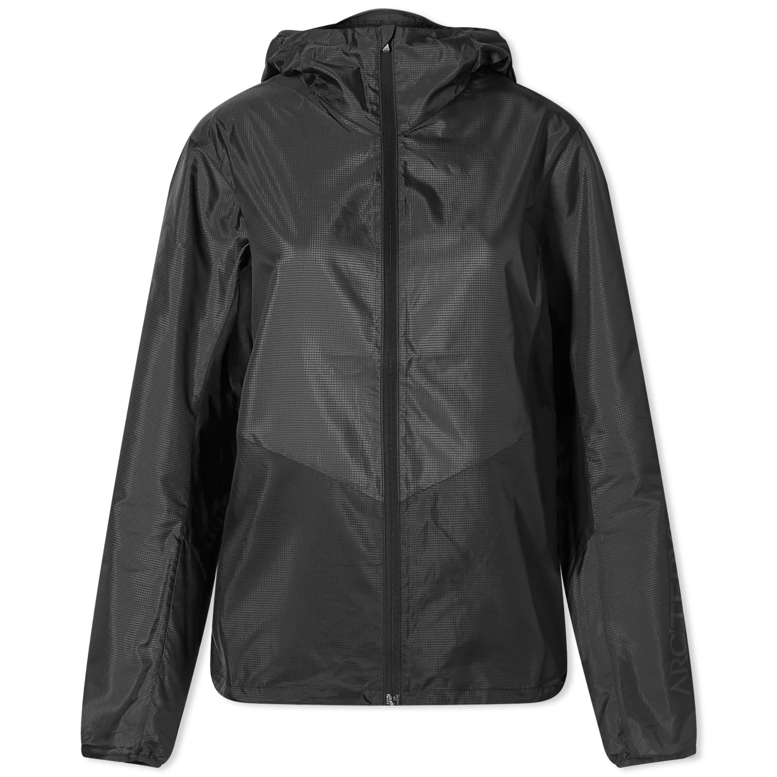 Arc'teryx Norvan Windshell Hoodie Jacket Black/Graphite | END. (KR)