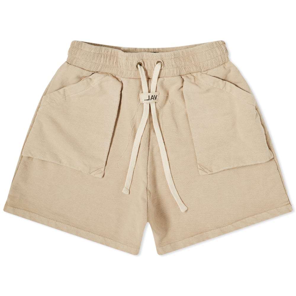 Val Kristopher Logo Sweat Shorts Washed Oatmeal | END. (GB)