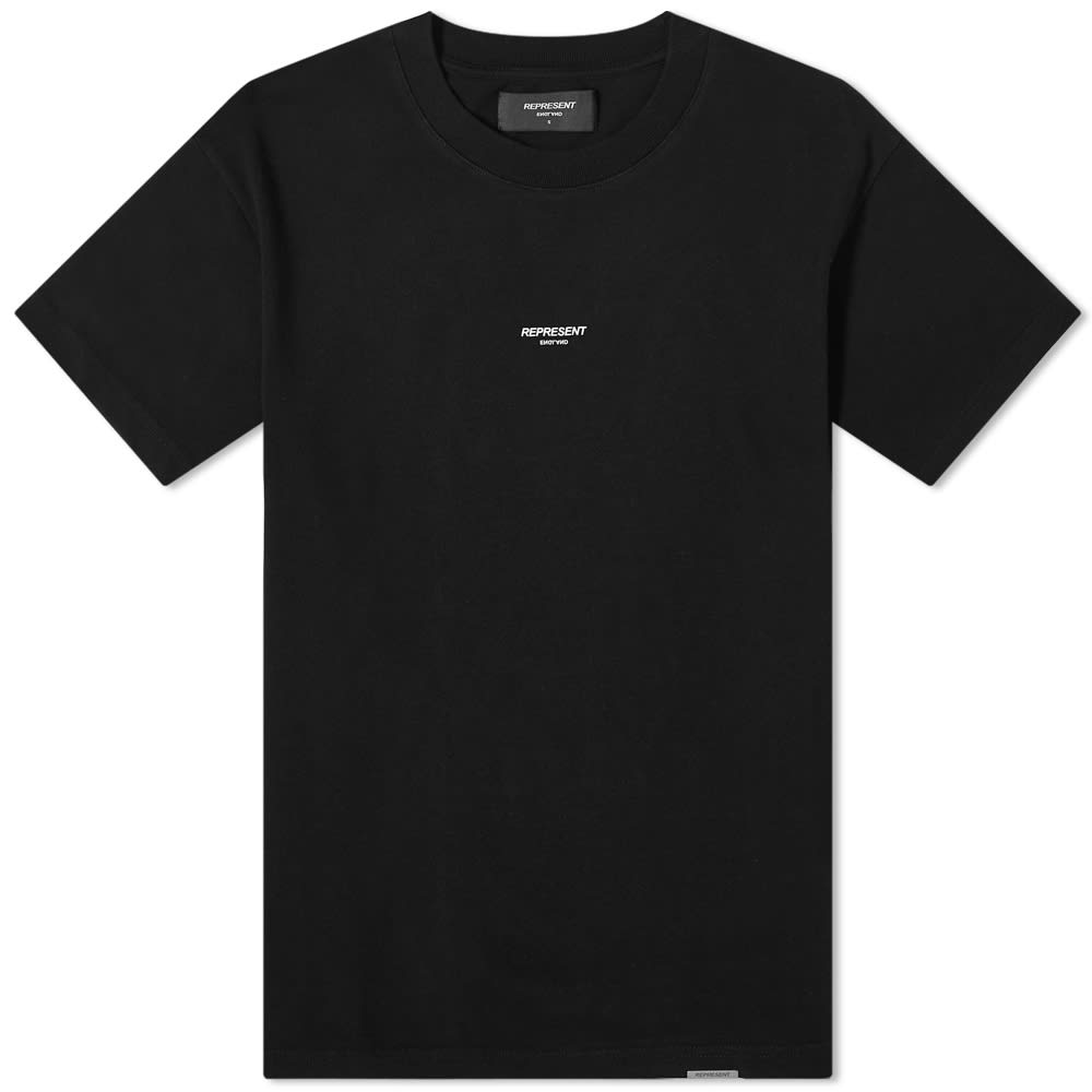 Represent Logo T-Shirt Jet Black | END.