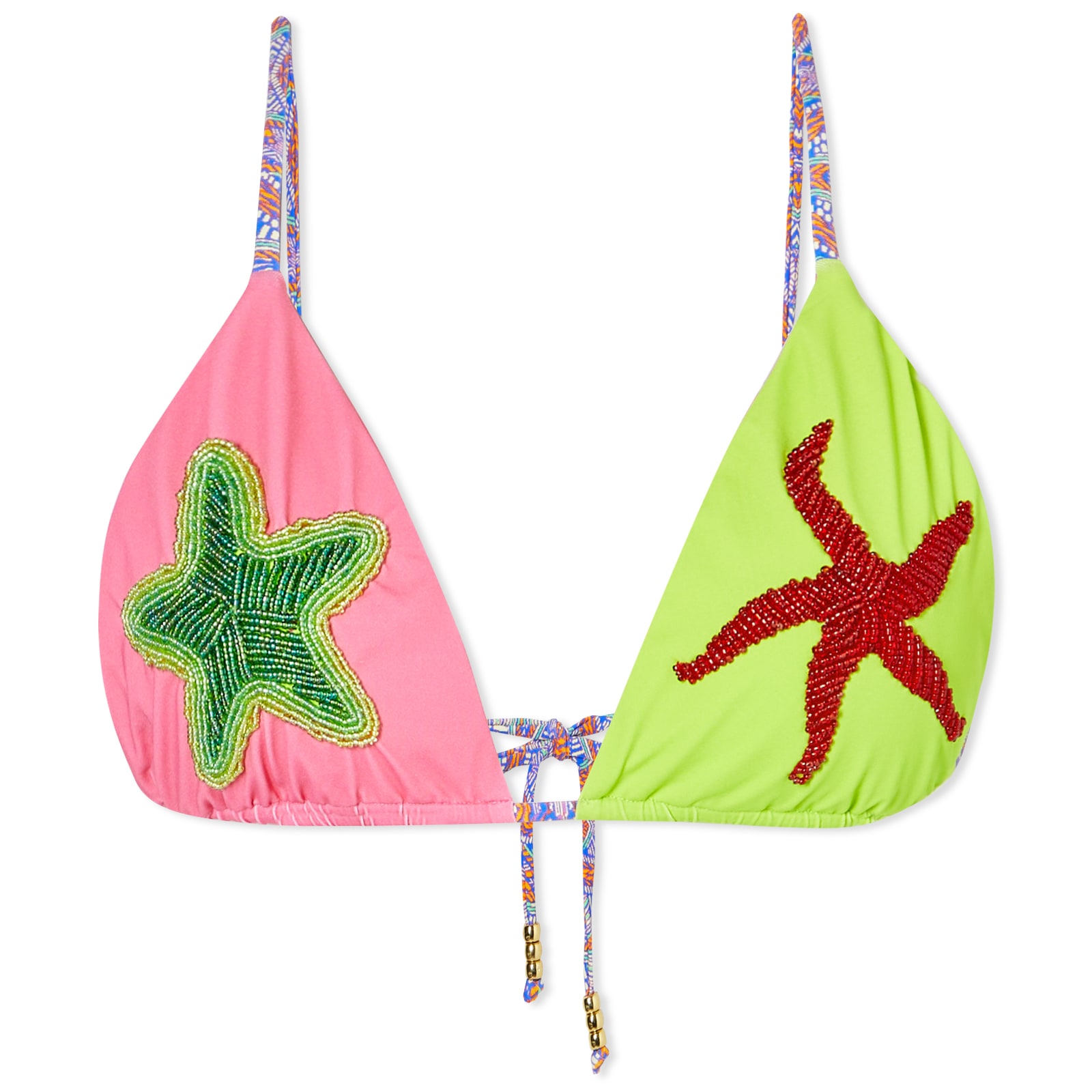 It's Now Cool String Bead Bikini Top Star Lit Beaded | END. (GB)