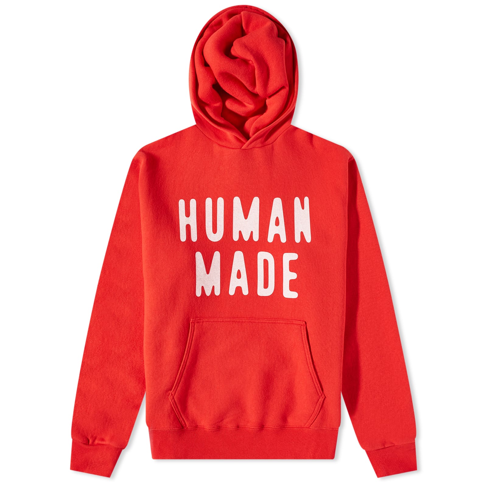 Human Made Logo Popover Hoodie Red | END. (US)