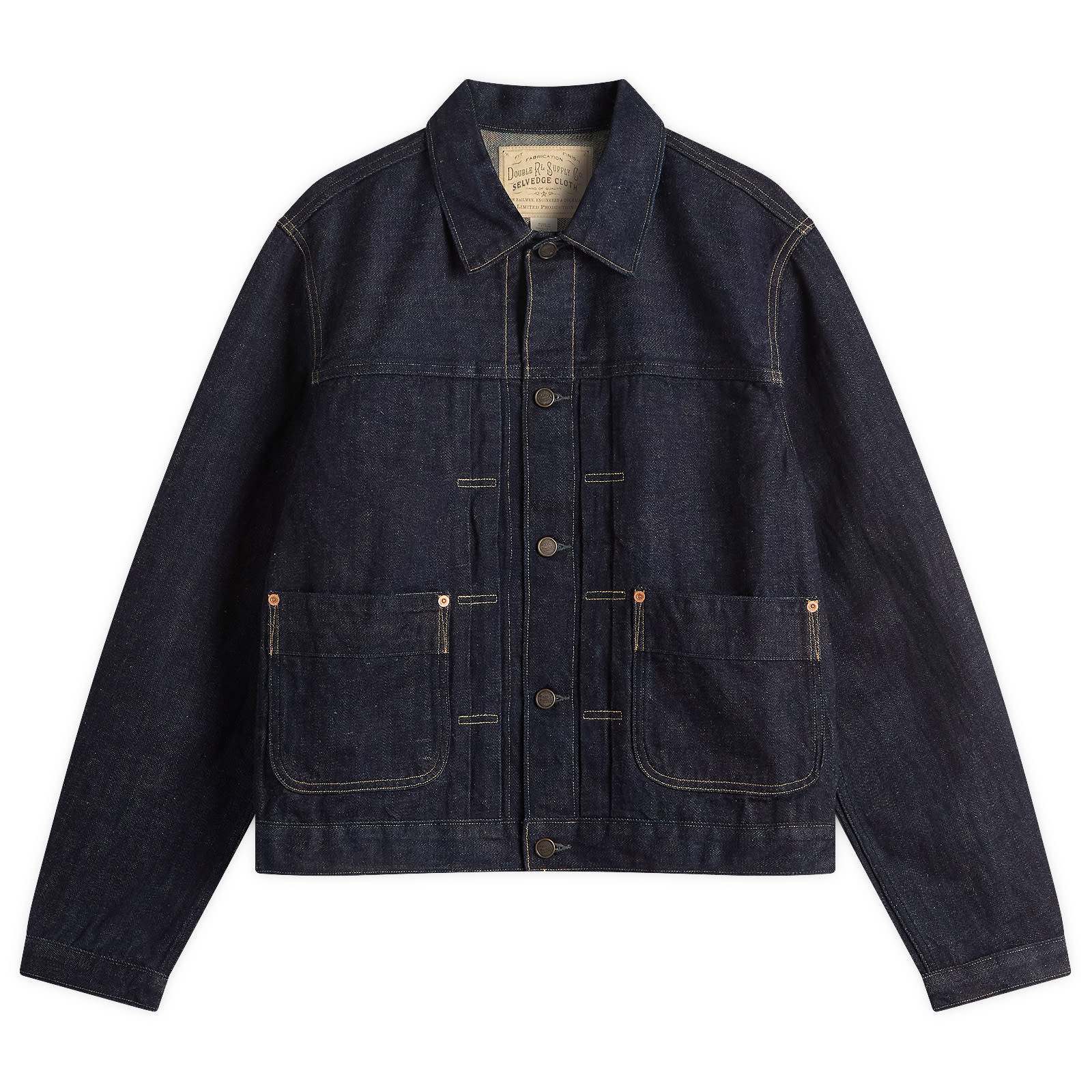 RRL Dockman Chain Stitch Trucker Jacket Rinse | END. (US)