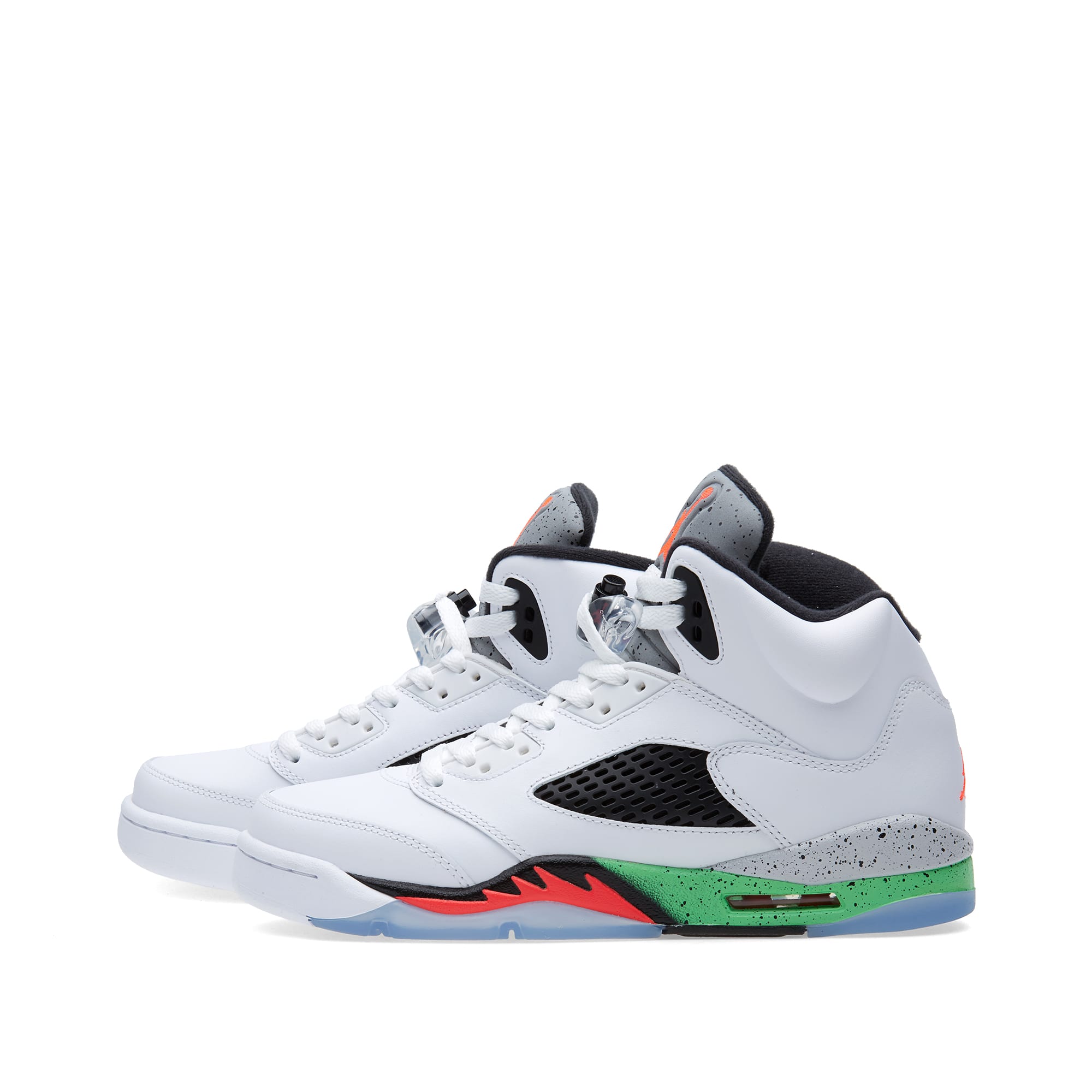 Nike Air Jordan V Retro BG 'Space Jam' White, Infrared 23 & Black | END ...