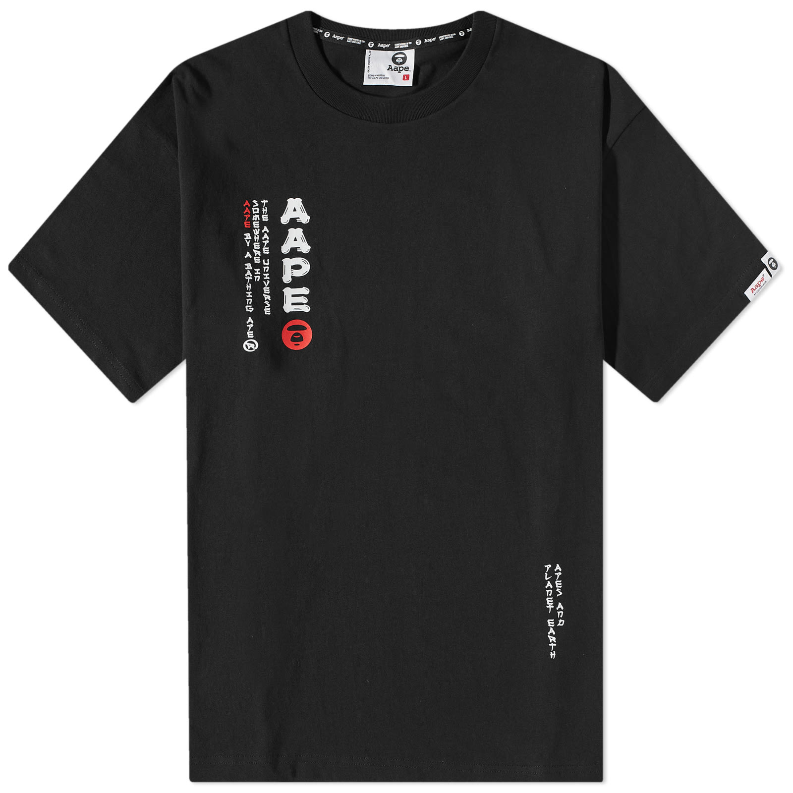 AAPE Japan Universe T-Shirt Black | END. (GB)
