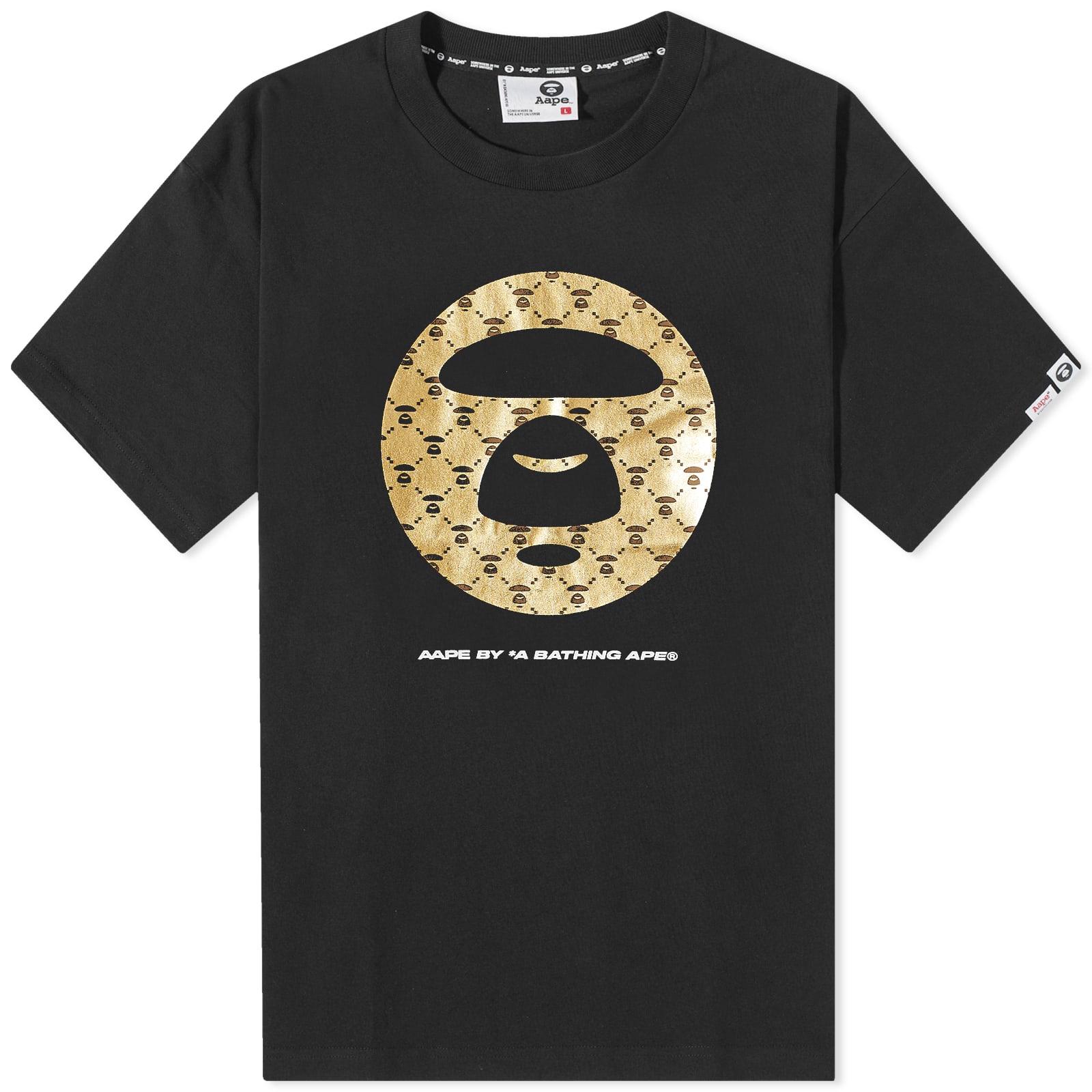 AAPE Dope Moon Face T-Shirt Black | END. (US)