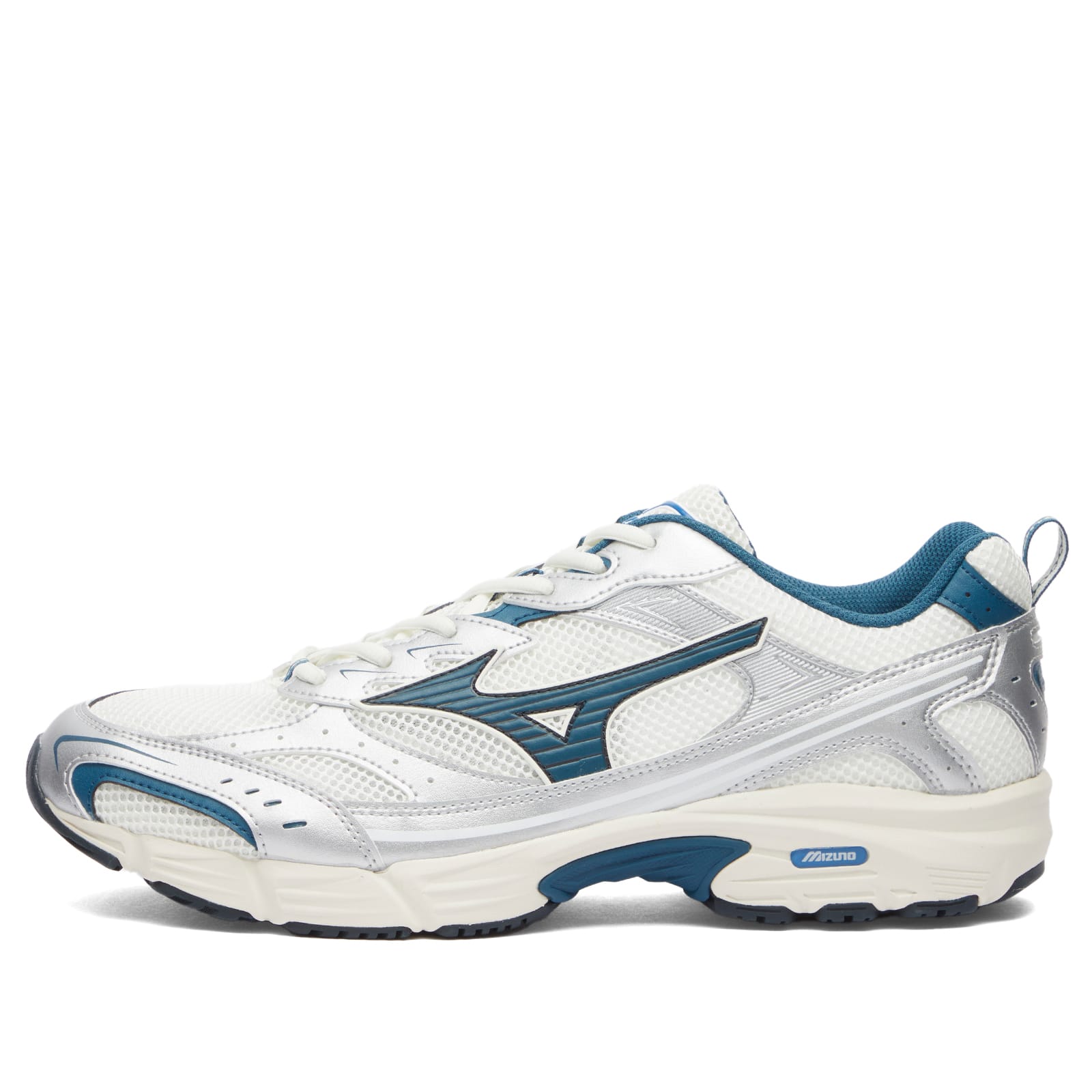 Mizuno MXR Snow White, Majolica Blue & Silver | END. (KR)