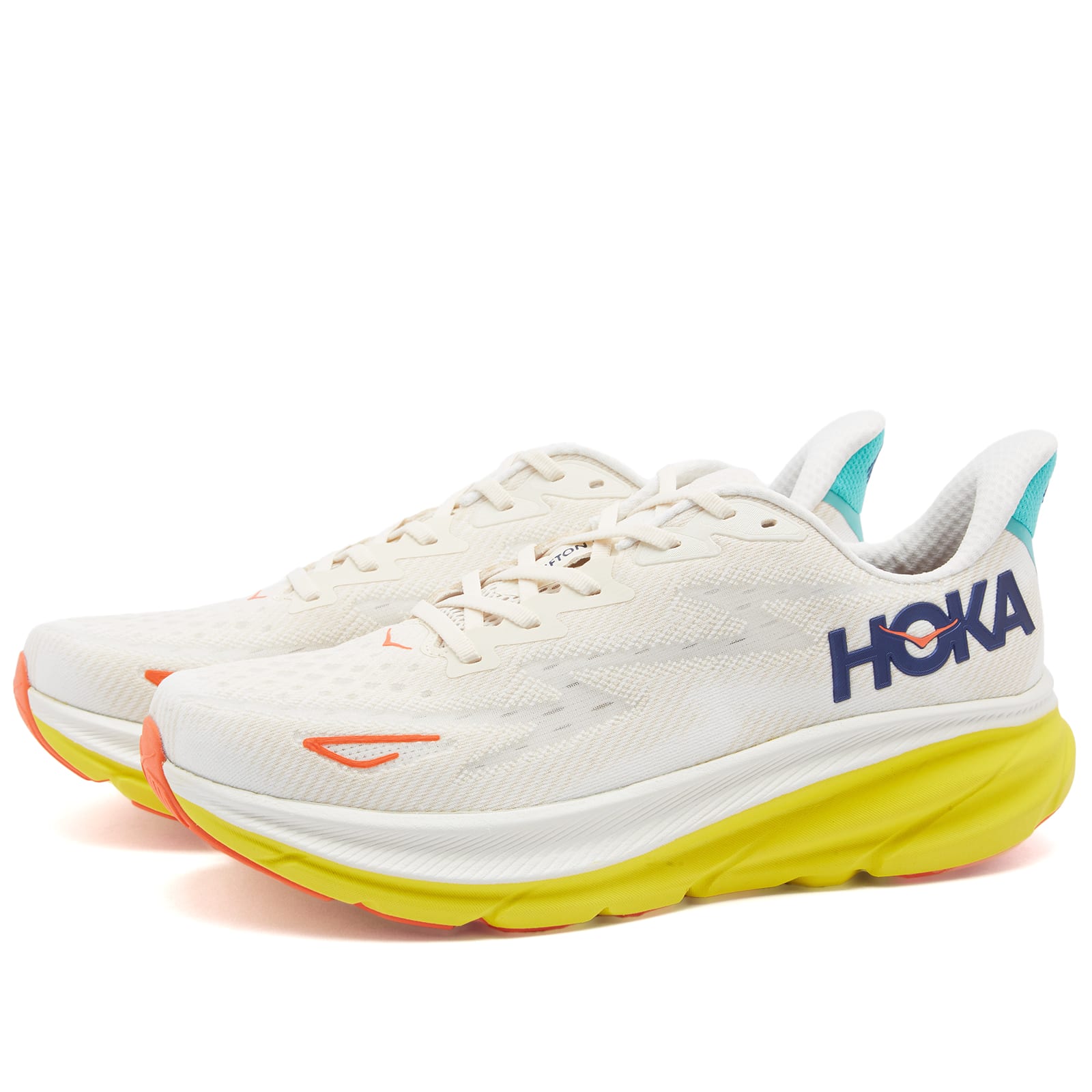 HOKA ONE ONE Clifton 9 Eggnog & Passion Fruit | END.