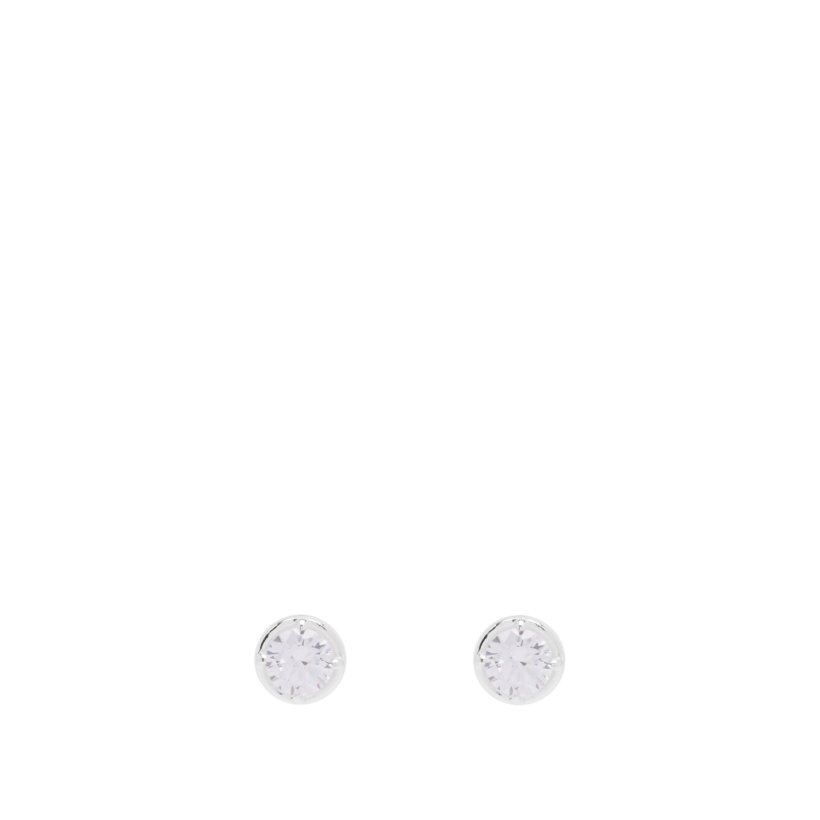Hatton Labs Round Stud Earrings Silver | END. (US)
