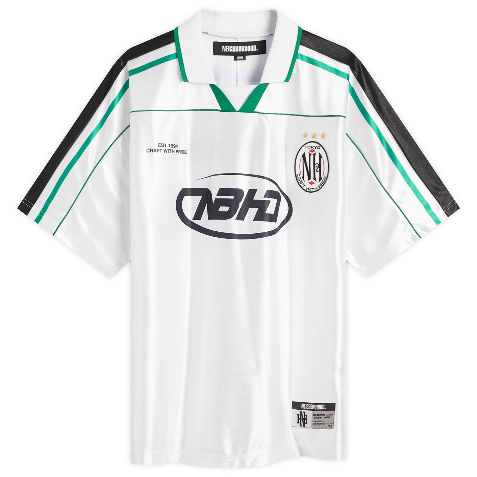 Neighborhood Game Shirt White | END. (GB)