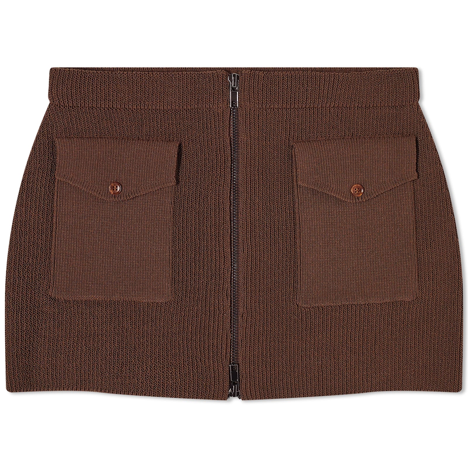 Aya Muse Musa Textured Mini Skirt Chocolate | END. (KR)