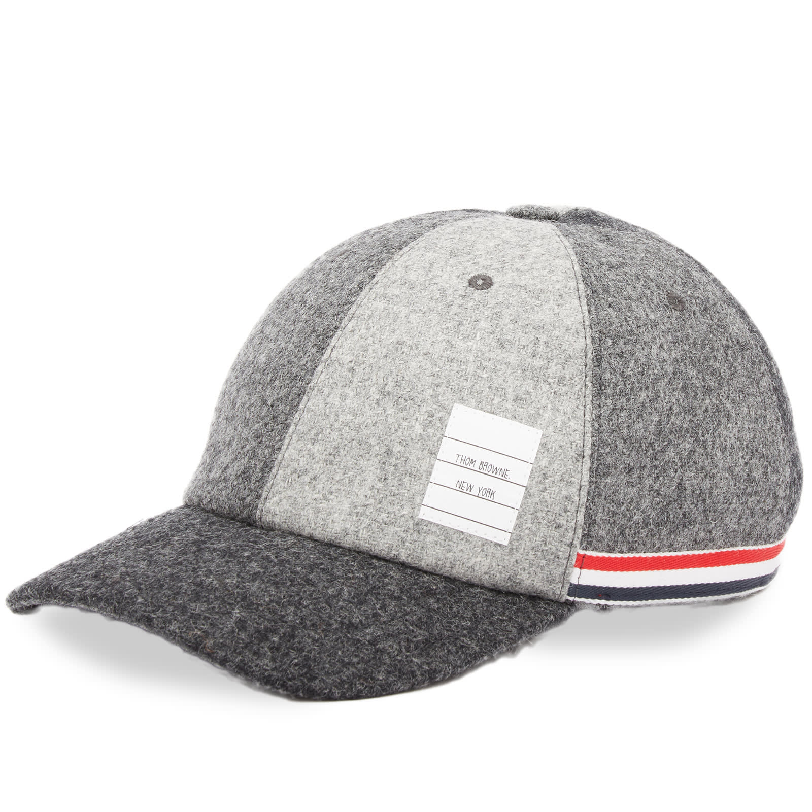 Thom Browne Shetland Wool Fun Mix Cap Light Grey | END. (US)