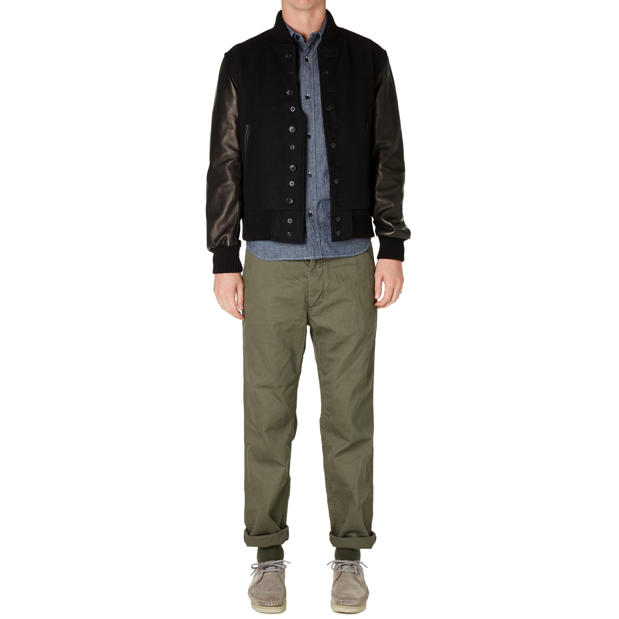 Engineered Garments USN Pant Olive Outback Canvas | END. (US)