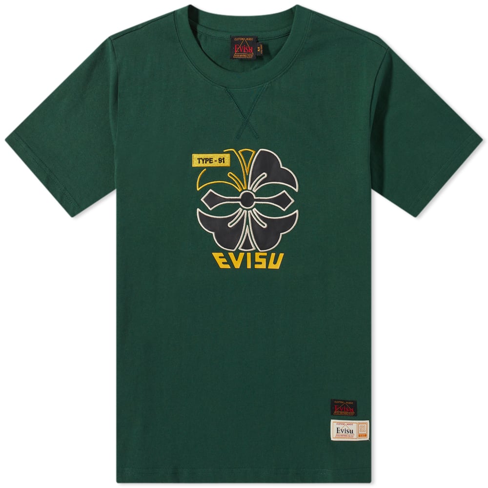 Evisu Flower Logo T-Shirt Dark Green | END. (GB)