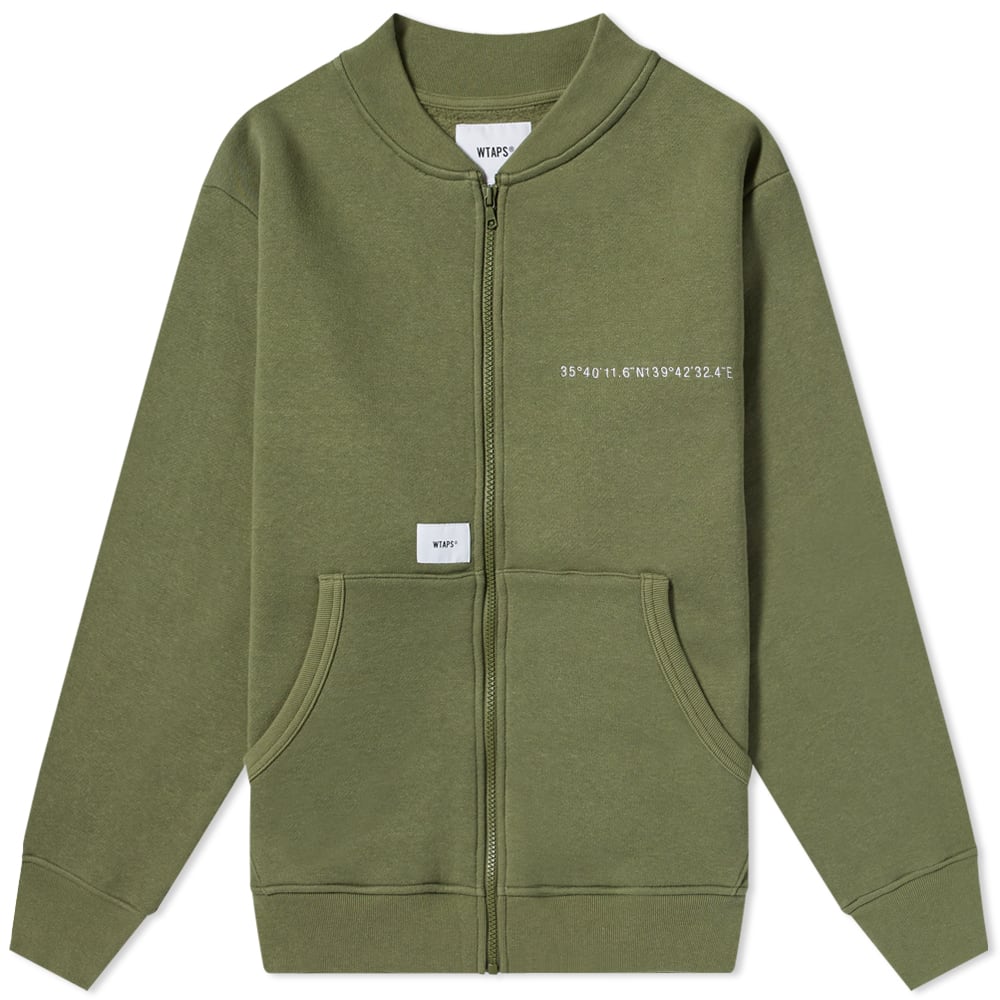 WTAPS Gps Zip Through Bomber Jacket Olive Drab | END. (KR)