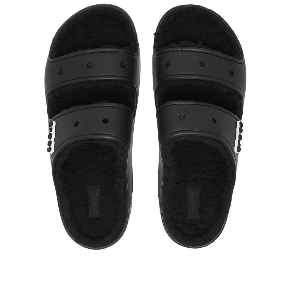 Crocs Classic Cozzzy Sandal Black & Black | END. (SG)