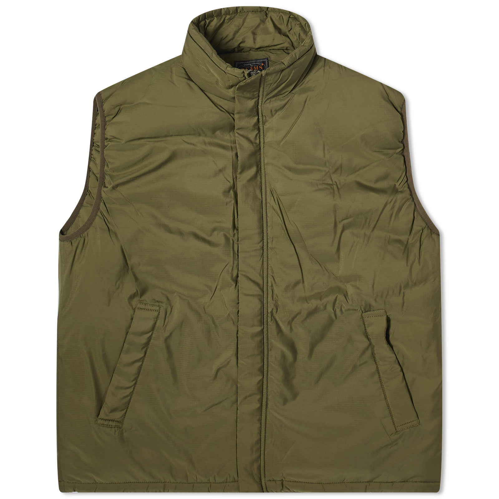 Beams Plus MIL Ripstop Puff Vest Olive | END. (KR)