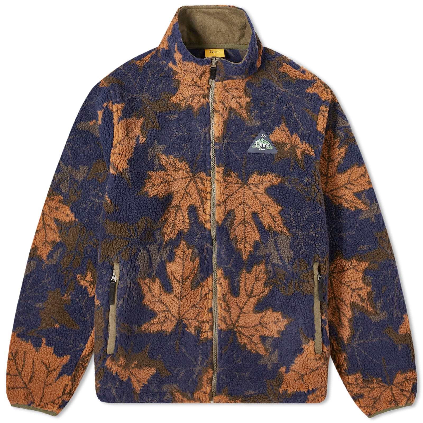 Dime Zip Through Canadian Sherpa Fleece Rust | END. (US)