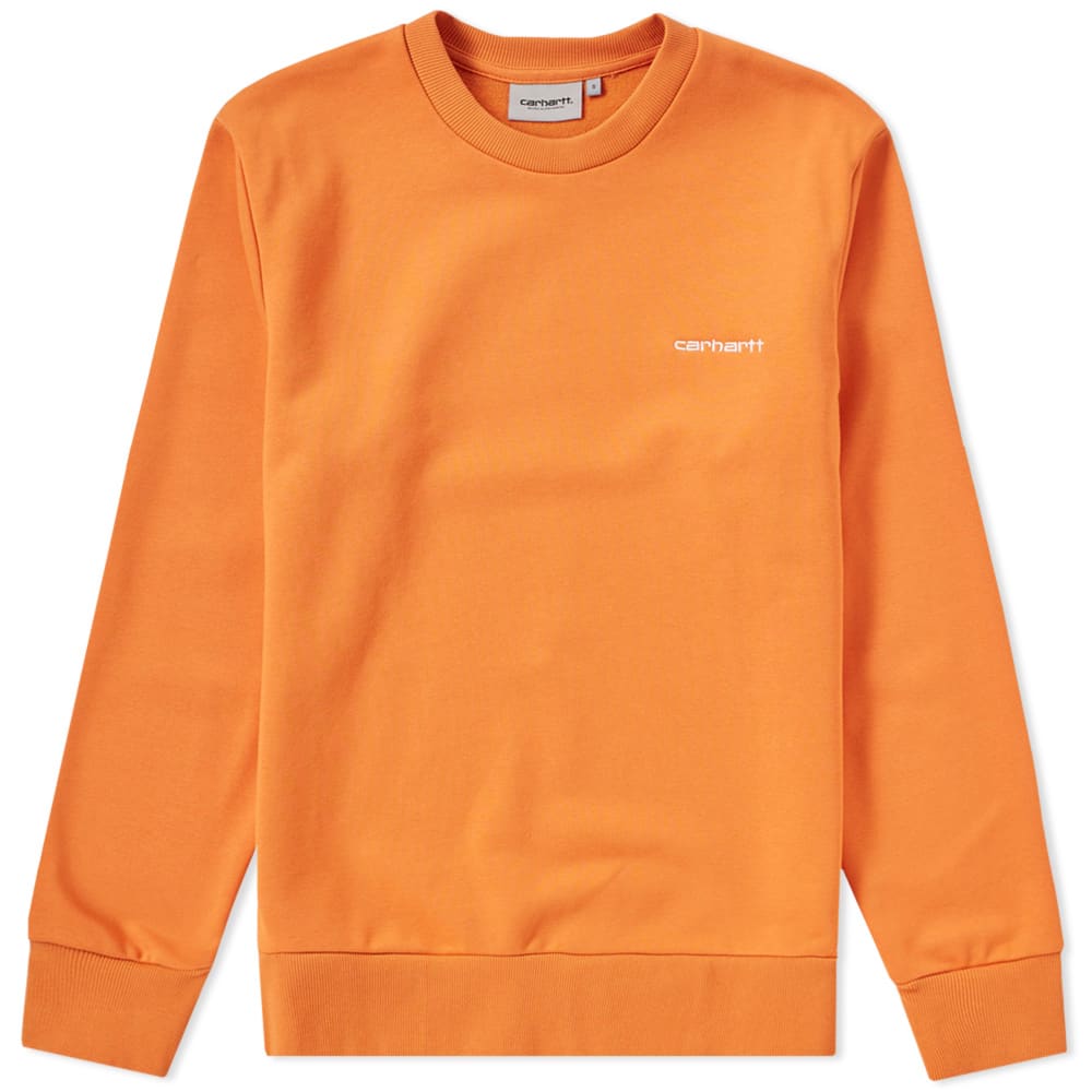 Carhartt WIP Script Embroidery Sweat Jaffa & Wax | END. (KR)
