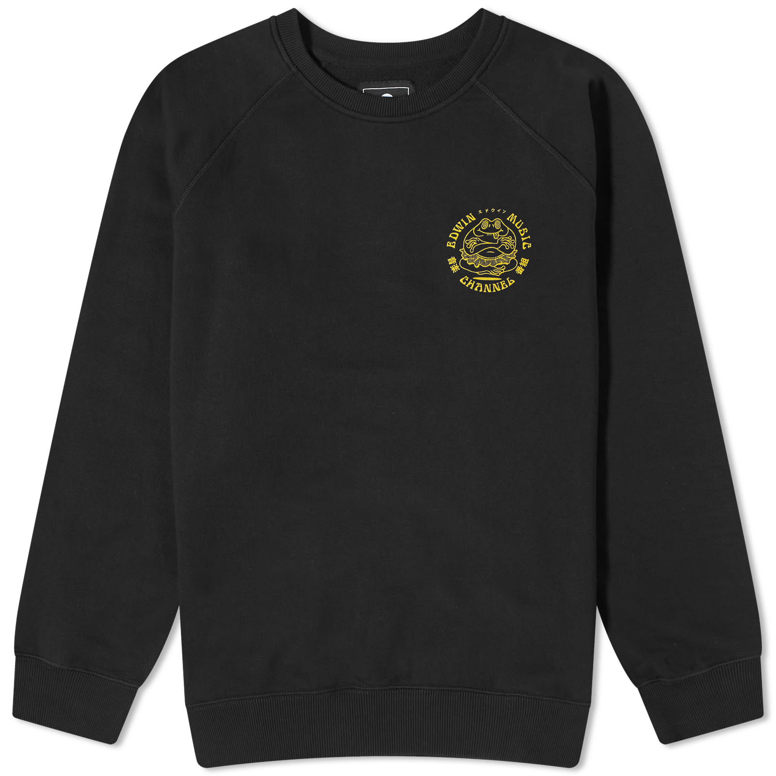 Edwin Music Channel Crew Sweater Black | END. (KR)