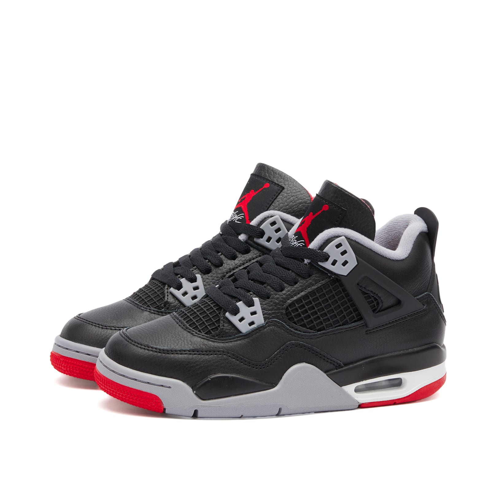 Air Jordan 4 Retro W "Bred Reimagined" Black, Fire Red & Summit White ...