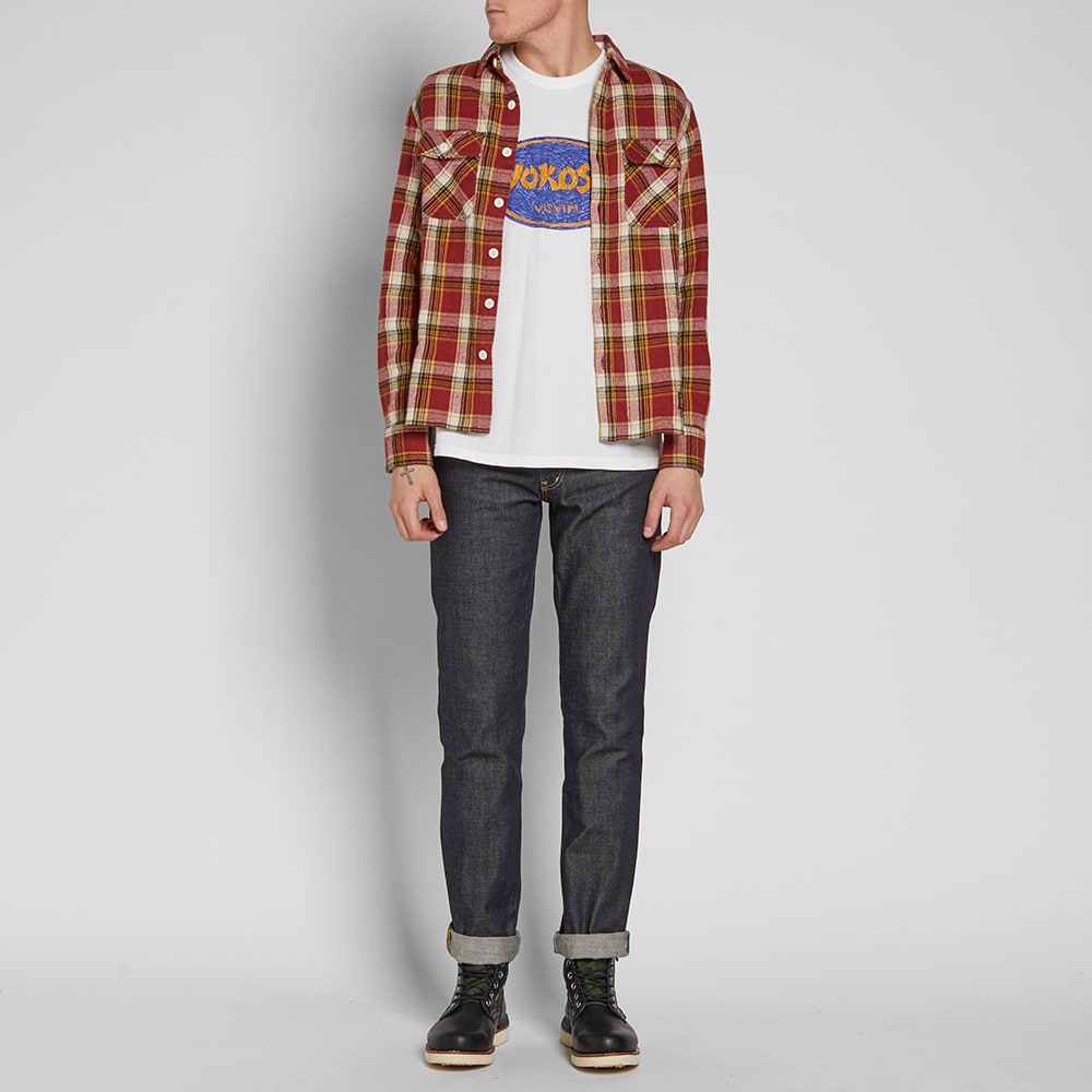 Visvim Vintage Yokoso Tee Navy | END. (US)