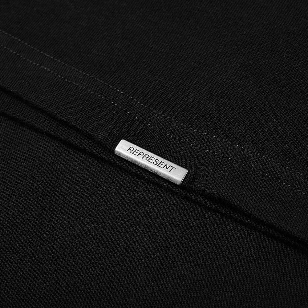 Represent Blank Crew Neck Tee Jet Black | END. Represent Blank Crew Neck Tee Jet Black | END.