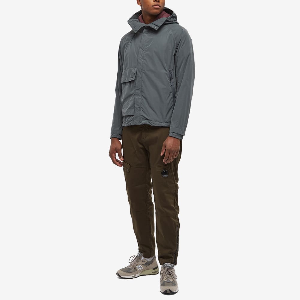 C.P. Company Metropolis Patch Logo Memri Hooded Jacket Dark Shadow | END. (US)