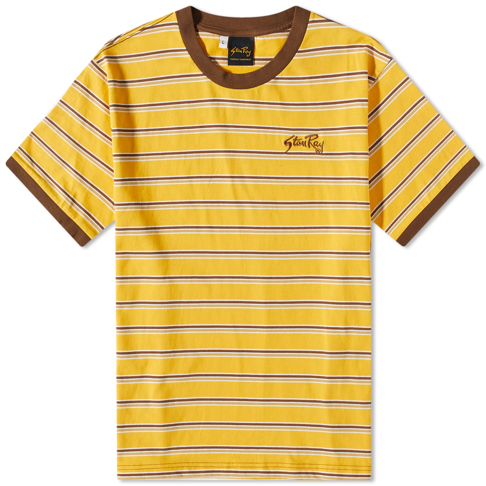 Stan Ray Ringer T-Shirt Desert Rock Stripe | END. (GB)