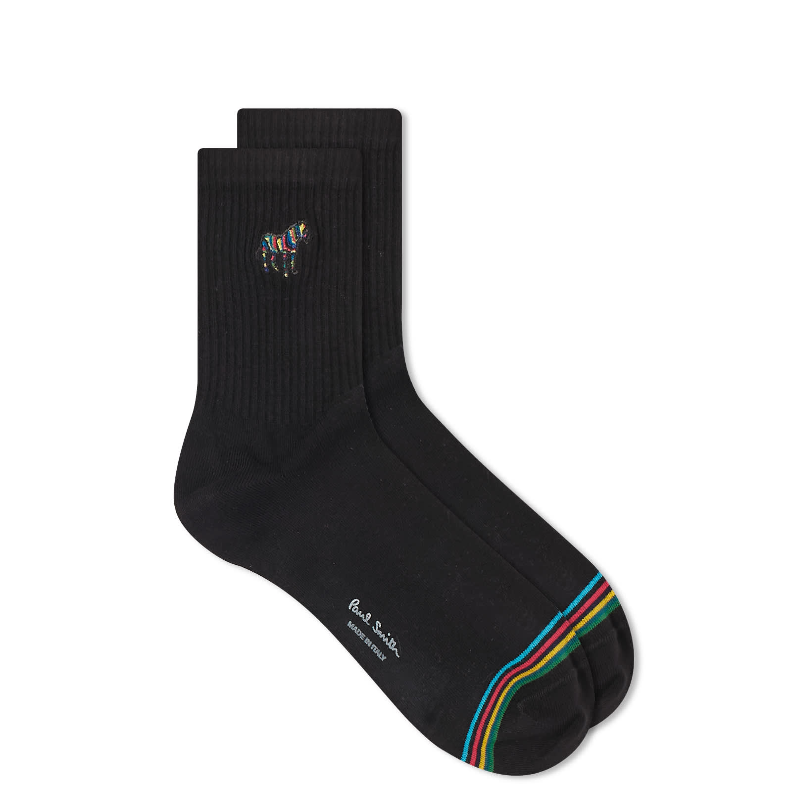 Paul Smith Zebra Sports Socks Black | END. (US)