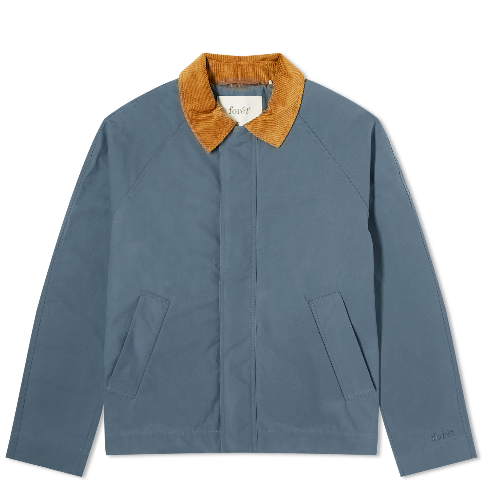 Foret Row Oilskin Jacket Vintage Blue | END. (US)