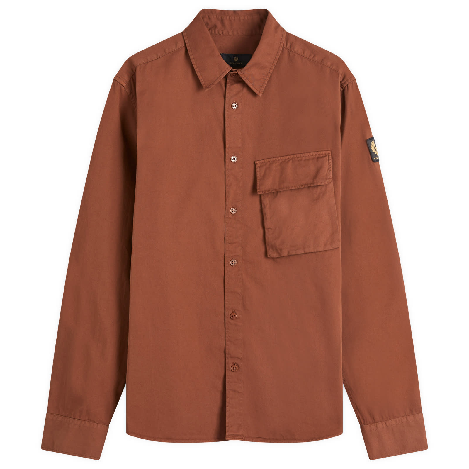Belstaff Scale Garment Dyed Shirt Orange | END. (US)