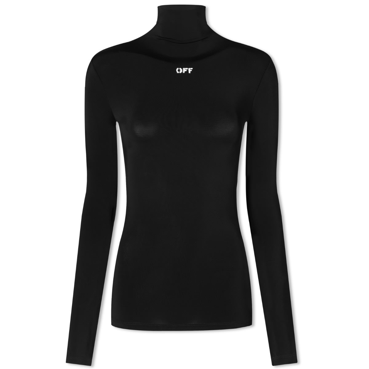 Off-White Off Stamp Logo Turtle Neck Top Black | END. (HK)