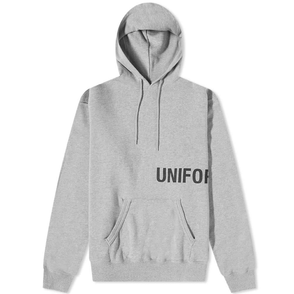 Uniform Experiment Logo Sweat Hoodie Grey | END.