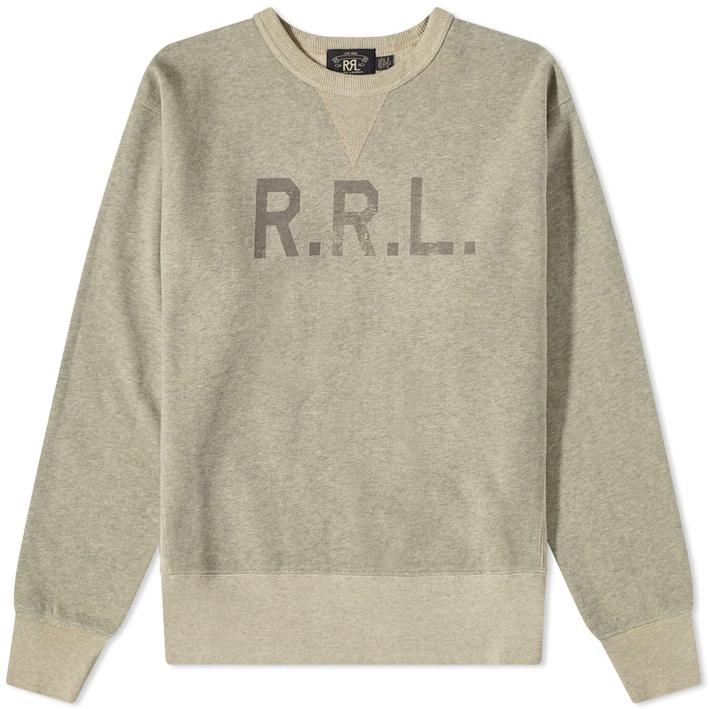 RRL Logo Crew Sweat Trainer Heather | END. (GB)