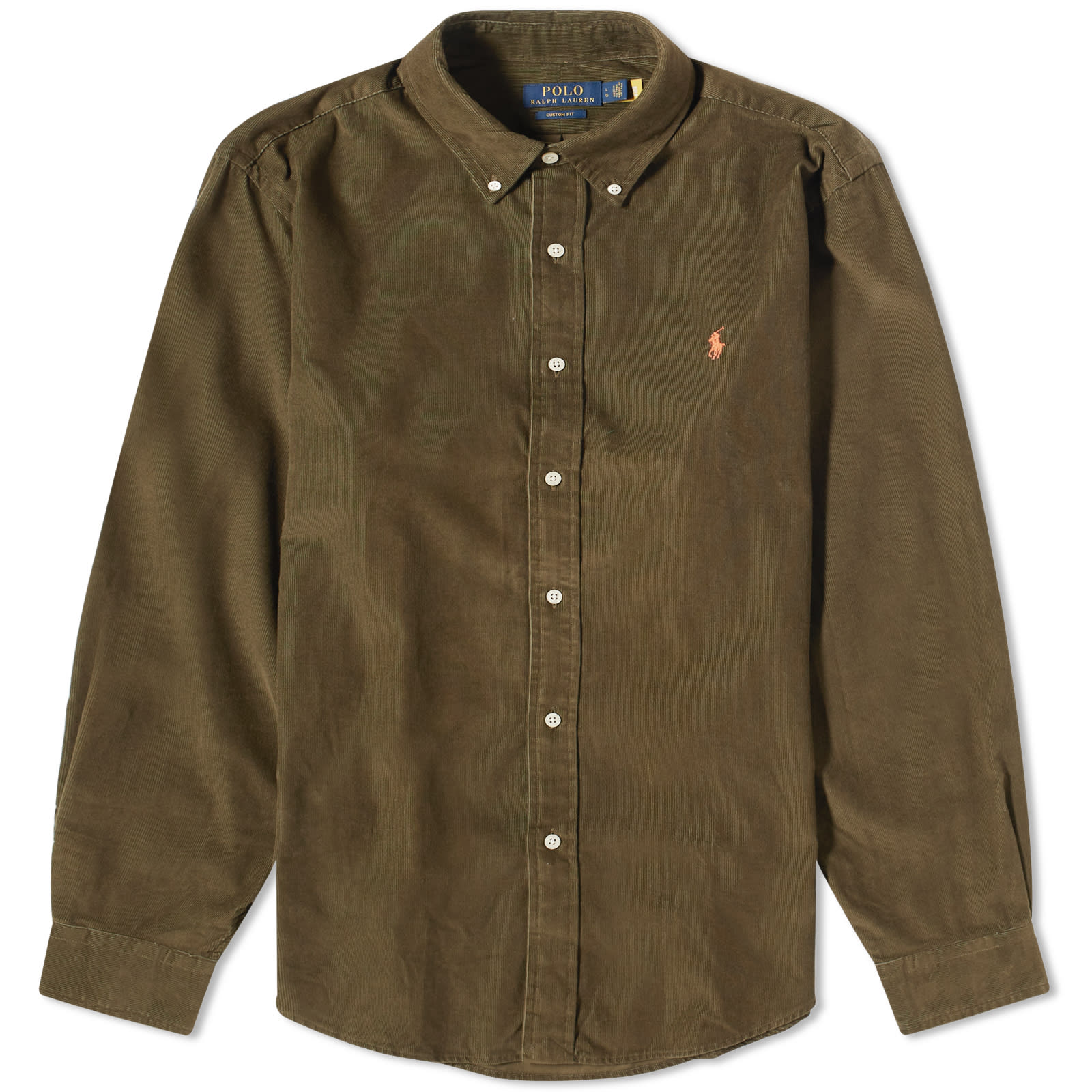 Polo Ralph Lauren Corduroy Button Down Shirt Defender Green | END. (GB)